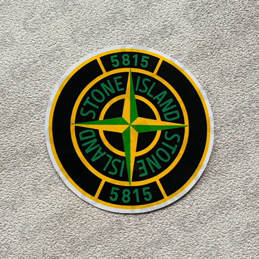 Jual Sticker Stiker Brand Stoneisland Stiker Logo Brand Casual ...