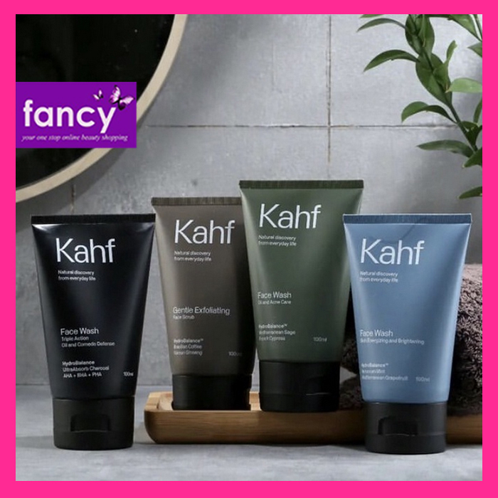 Jual KAHF Face Wash 100 ml Energizing & Brightening / Oil & Acne / Oil ...