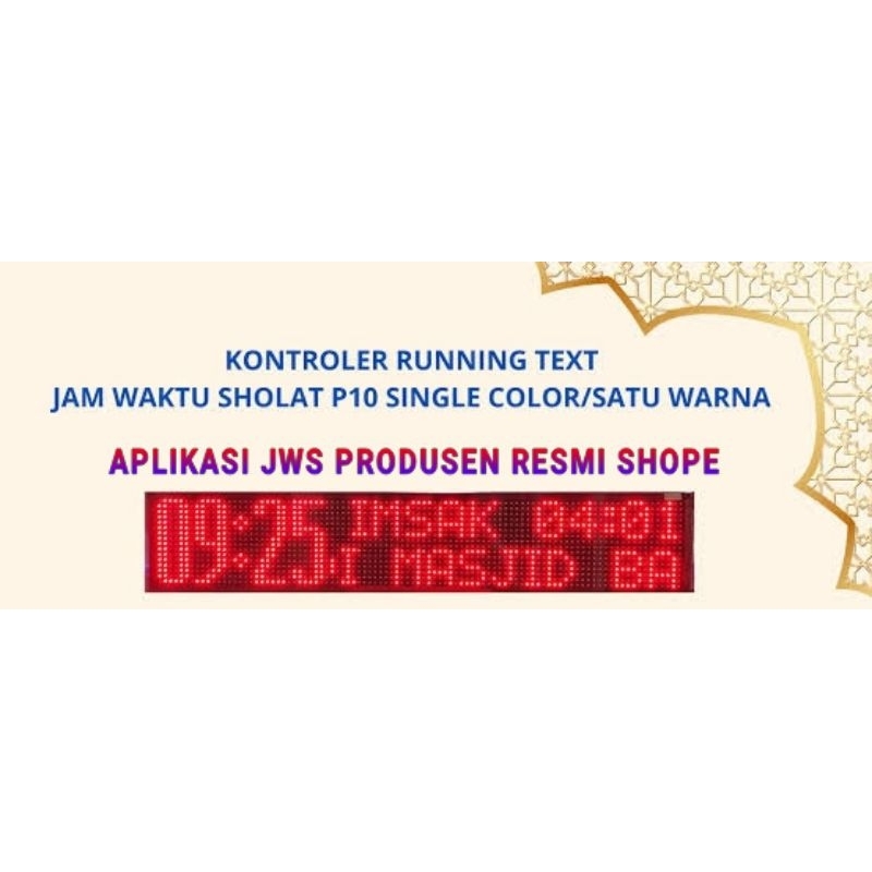 Jual JWS LED P10 ESP8266 1-10 PANEL (TEMURAH) ⭐⭐⭐⭐⭐ | Shopee Indonesia