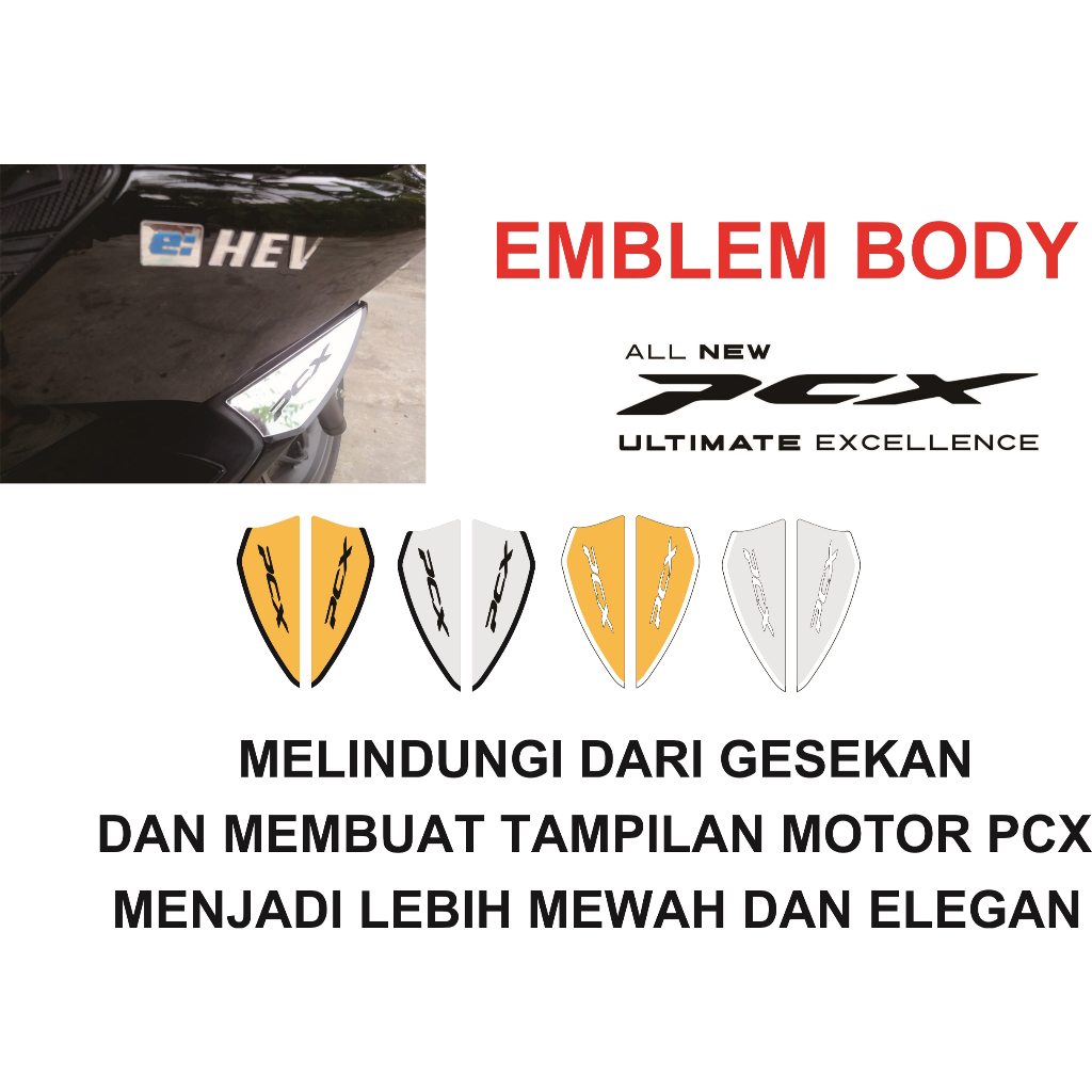 Jual GARNISH PCX 160 PELINDUNG GESEKAN BODY | Shopee Indonesia