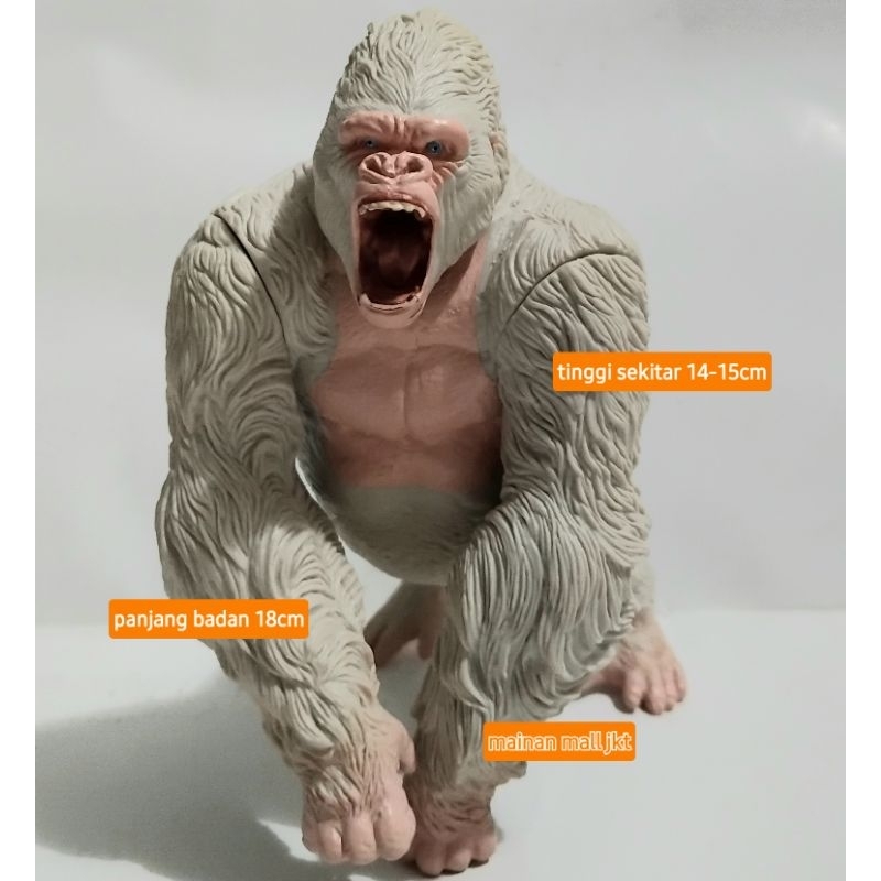 Jual Gorilla putih figure - kingkong putih figure - white gorilla ...