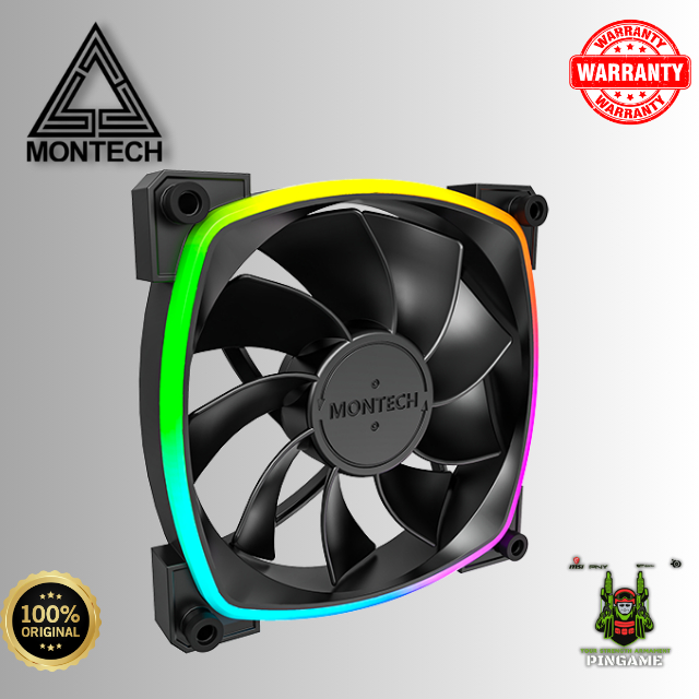 Jual MONTECH RX120 RGB FAN CASE 120MM {REVERSE} | Shopee Indonesia