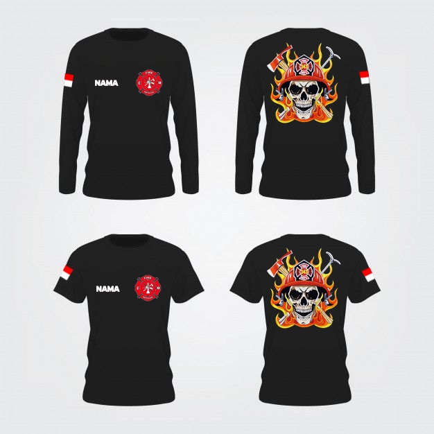 Jual Kaos Pemadam Kebakaran | Baju Pemadam Fire Fighter | Shopee Indonesia