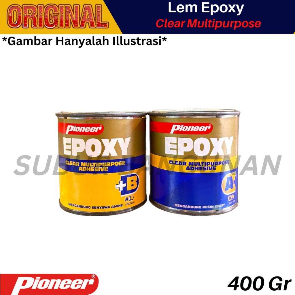 Jual Lem Epoxy Philipine Pioneer Clear Multipurpose 2 Komponen (Resin ...
