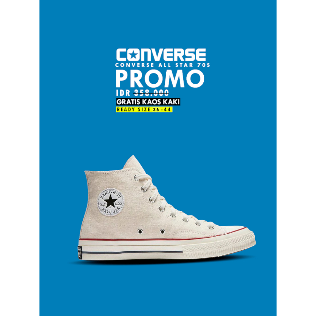 Jual Sepatu Terbarru Converse Parchment 70s All star Allstar Premium ...