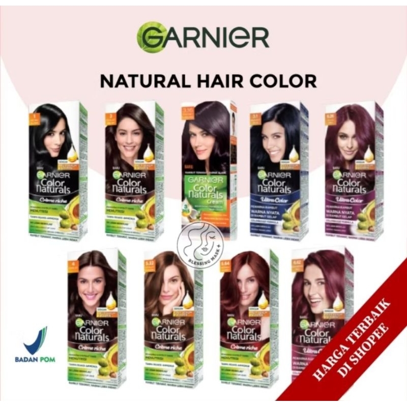 Jual Garnier Color Naturals | Semir cat pewarna rambut color naturals ...