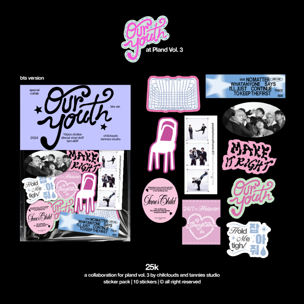 Jual Our Youth Sticker Pack | tannies studio x chilclouds | Shopee ...