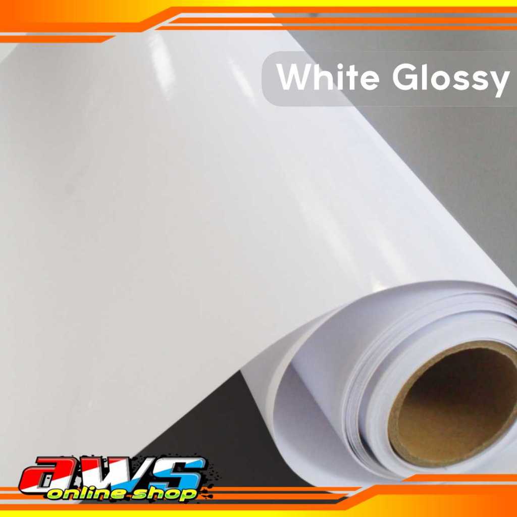 Jual Skotlet Putih Susu White Glossy / Doff Matte (per 50cm) | Shopee Indonesia