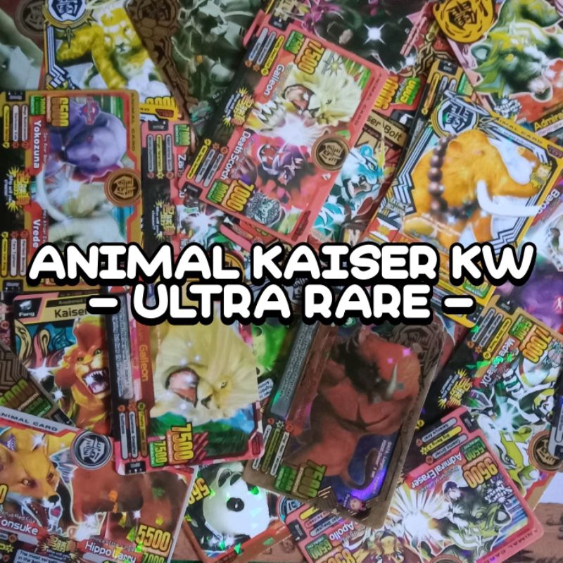 Jual Kartu Animal Kaiser KW - ULTRA RARE | Shopee Indonesia