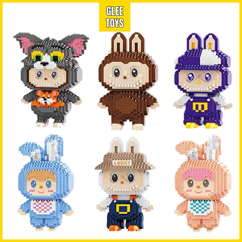 Jual GLee Labubu Mainan Blok Konstruksi Berbentuk Boneka Nano Mini ...
