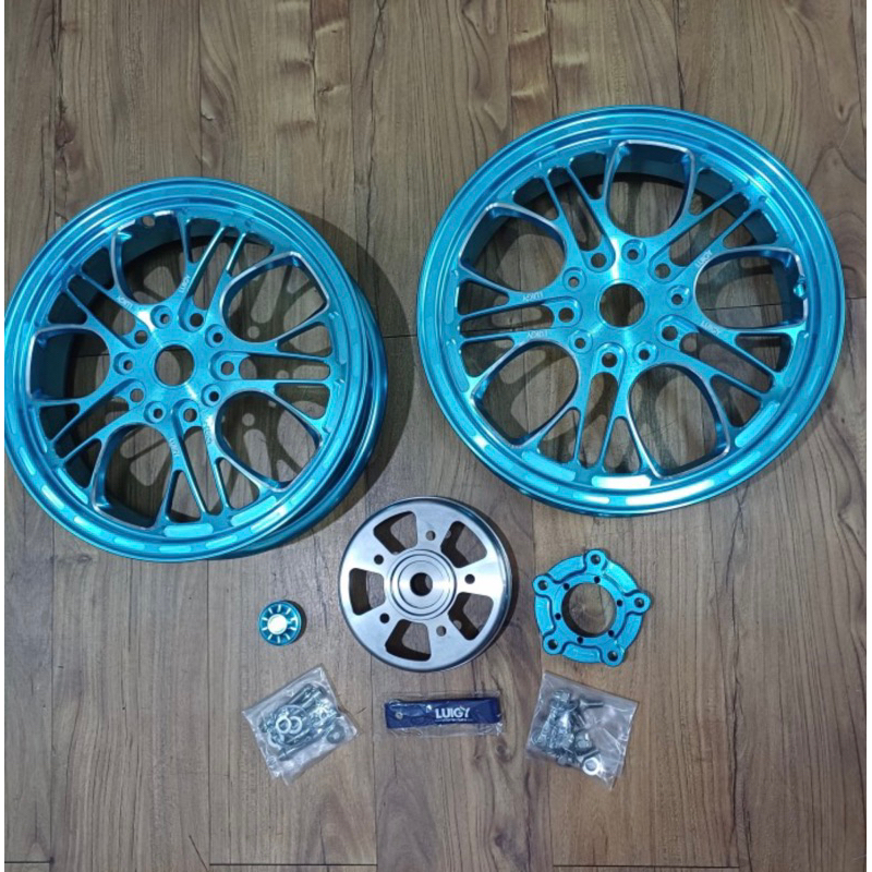 Jual Rims Velg Luigy GT-05 Forged Ice Blue Vespa Sprint Primavera GTS ...