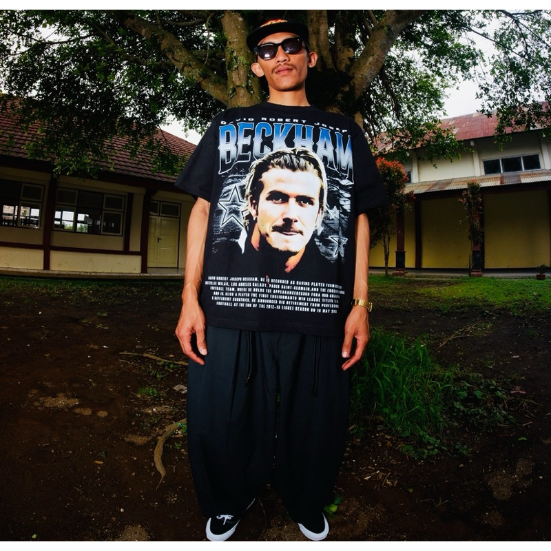 Jual BAJU KAOS DAVID BACKHAM TSHIRT OVERSIZE HITAM UNISEX ORIGINAL ZEEB ...