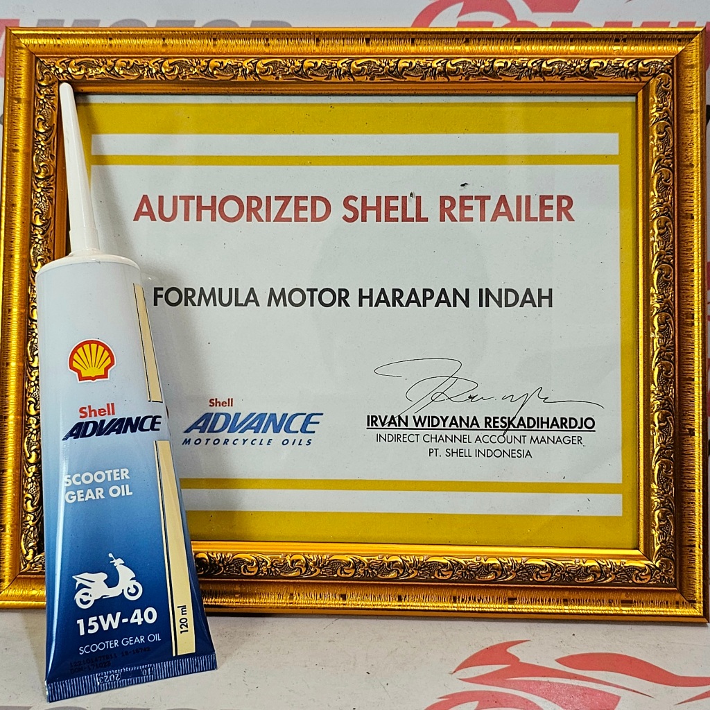 Jual Oli Gardan Shell Scooter Gear Oil 15W-50 120ml - Oli Transmisi/CVT ...