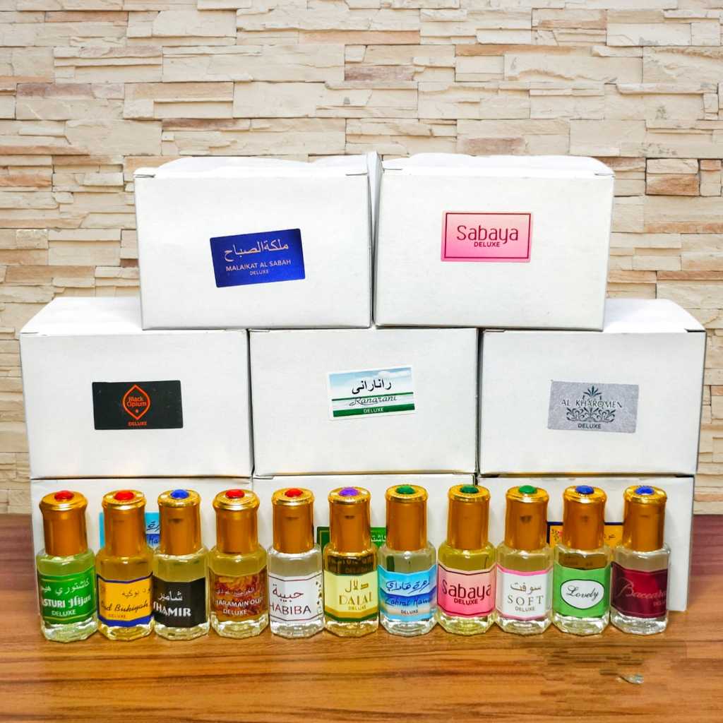 Jual Isi 120 Botol Parfum Arabic Roll On 6ml Non Alkohol Souvenir Paket ...