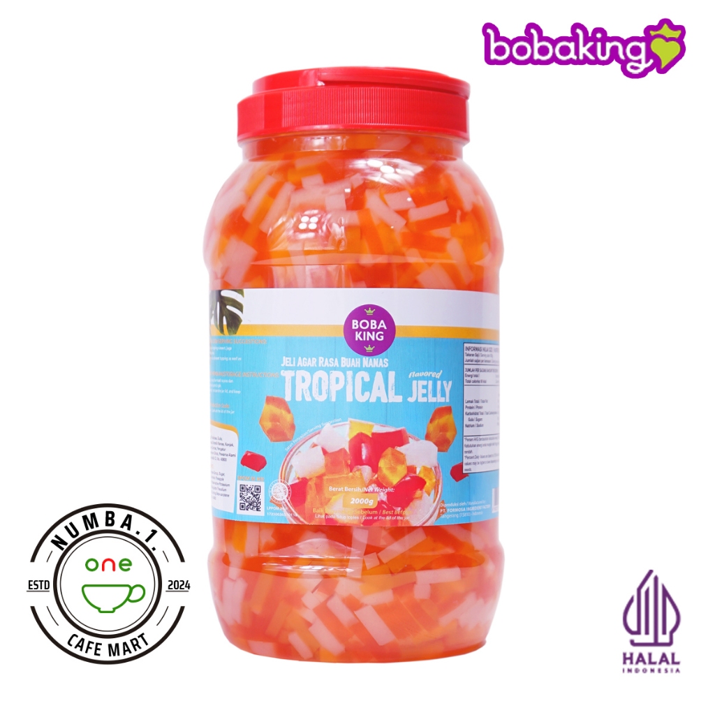 Jual 2kg Bobaking Tropical Jelly (jelly dengan rasa tropikal) | Shopee ...