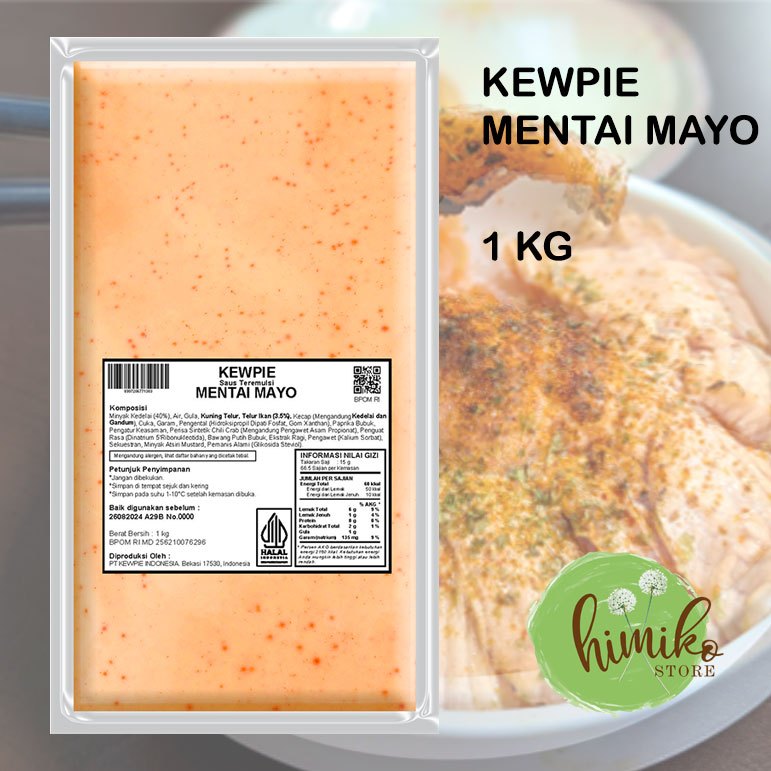 Jual Kewpie Cooking Sauce Mentai Mayo Kemasan 1 Kg | Shopee Indonesia