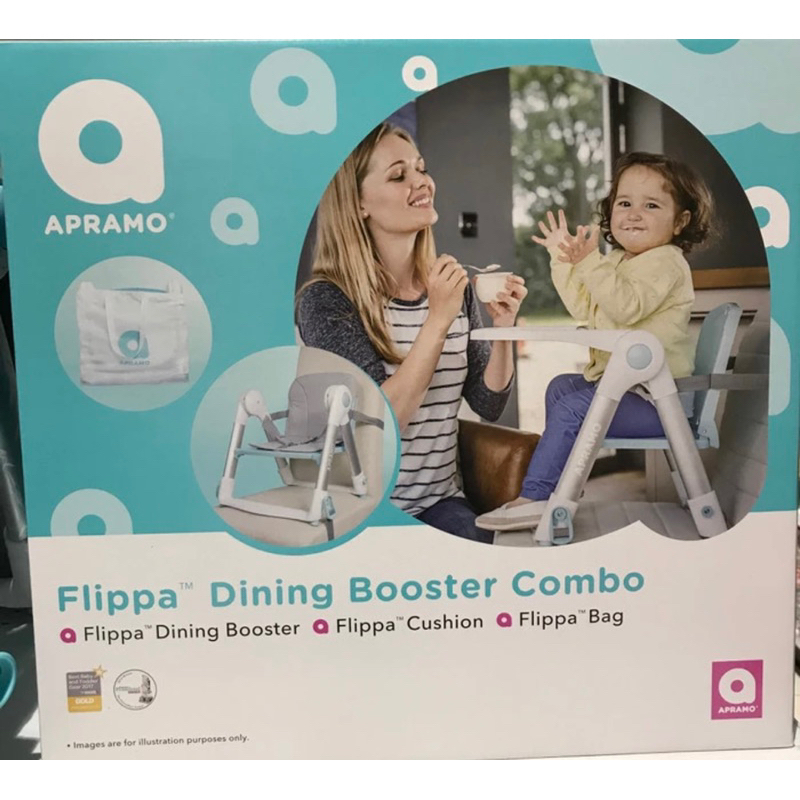 Jual Kursi makan bayi / balita Apramo flippa dining booster / Kursi makan anak (BARU) | Shopee ...