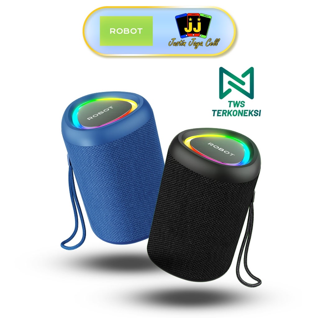 Jual ROBOT RB120 Speaker Bluetooth 5.3 RGB Waterproof IPX4 1200mAH ...