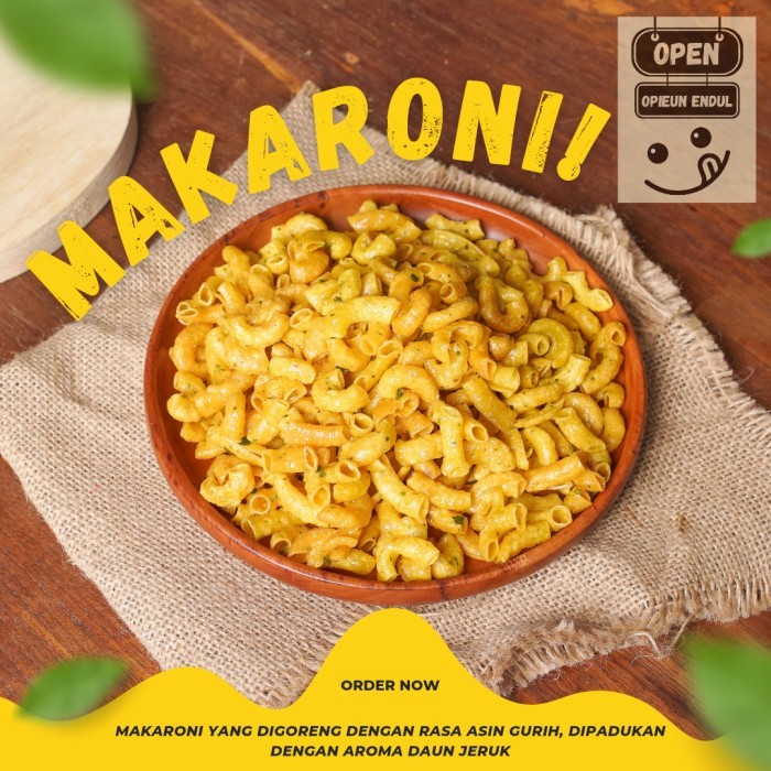 Jual MAKARONI SPIRAL MACARONI SPIRAL RASA ORIGINAL ASIN 250 GRAM ...