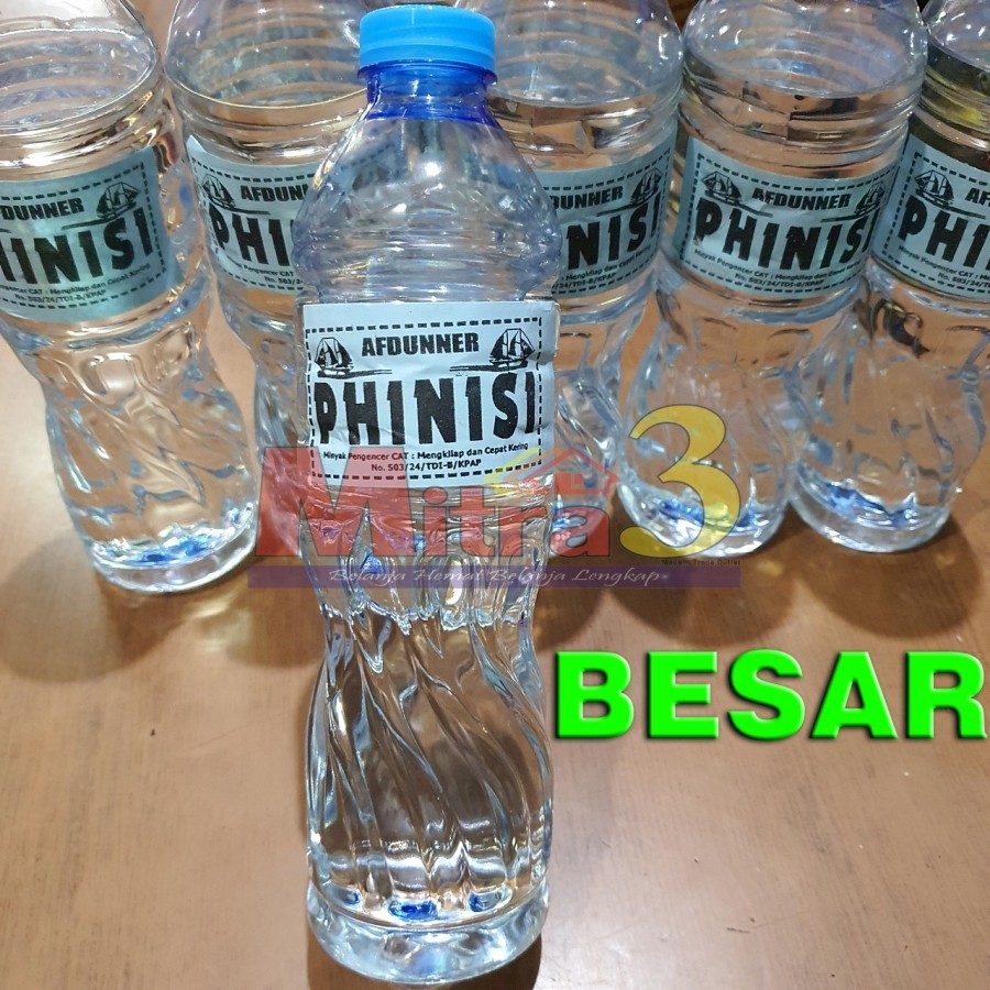 Jual Afdunner PHINISI botol BESAR / Minyak Pengencer Cat Synthetic ...