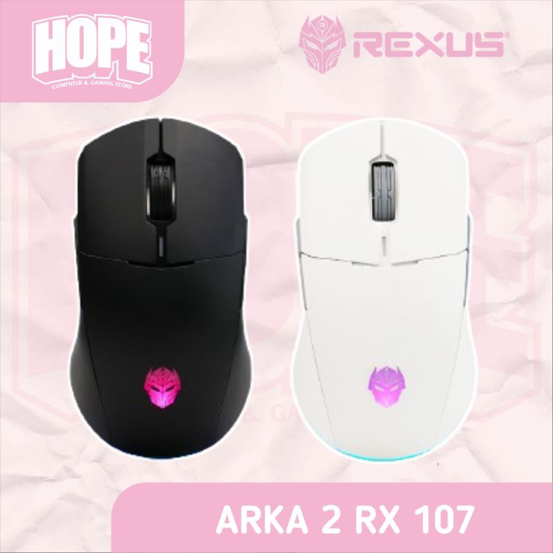 Jual Rexus Arka II RX 107 Gaming Mouse RGB Wireless | Shopee Indonesia