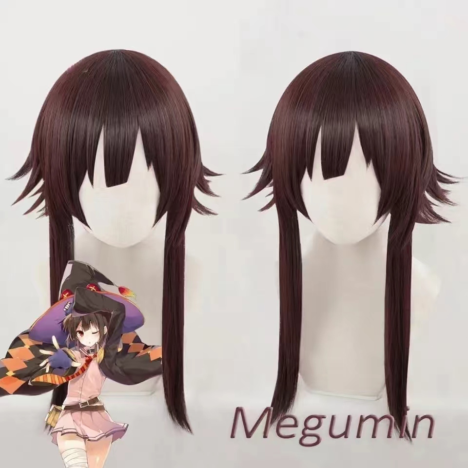 Jual Megumin Cosplay Wig Anime Konosuba God's Blessing on this ...