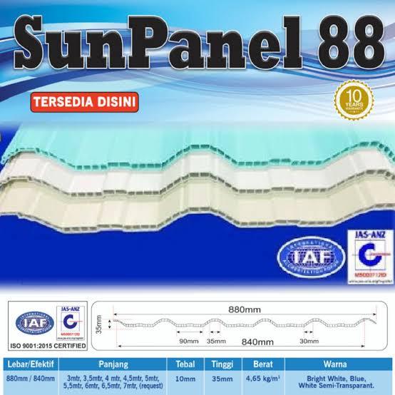 Jual Atap UPVC SUNpanel Modern Roofing | Shopee Indonesia