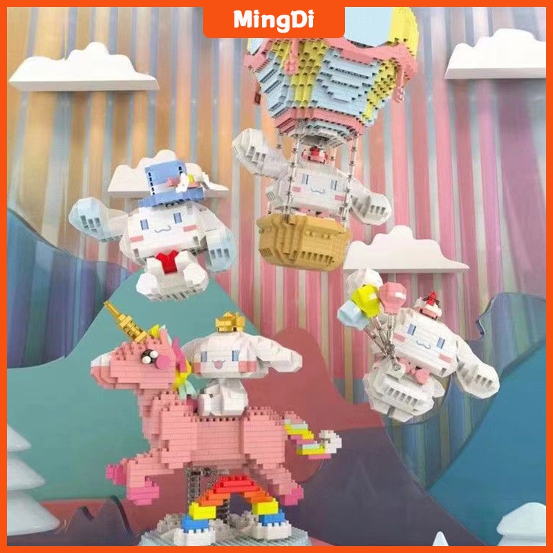 Jual Bricks Sanrio Cinnamoroll karakter kartun DIY Model Mainan Anak ...