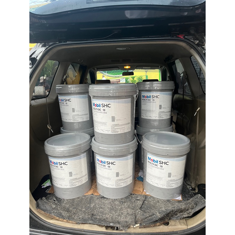 Jual Grease Lithium Complex Mobilith SHC 100 isi 16 kg | Shopee Indonesia