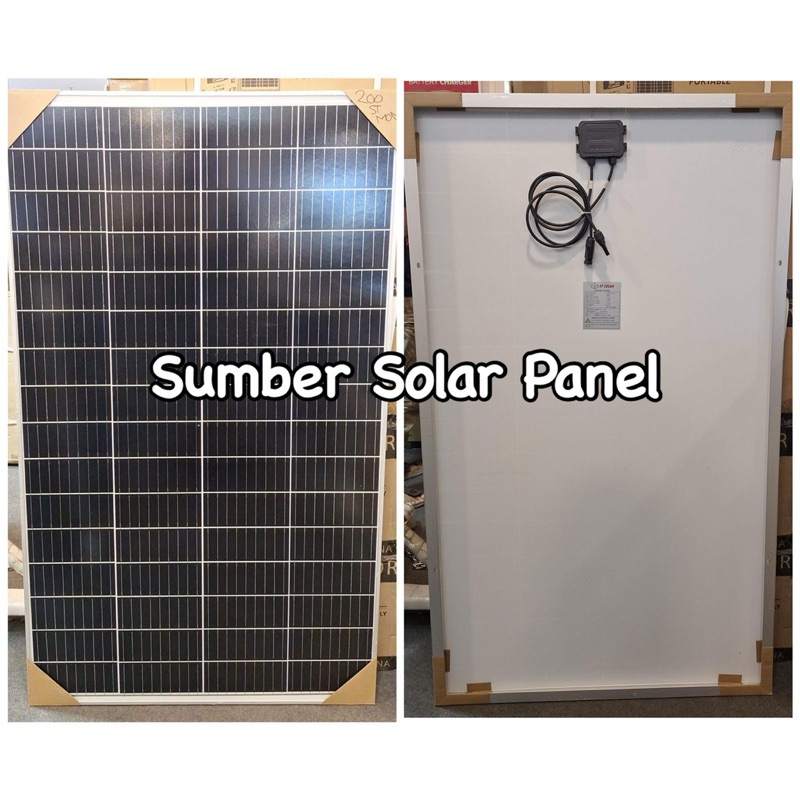 Jual Panel Surya Solar Panel Solarcell 200WP 200 WP Monocrystaline ...