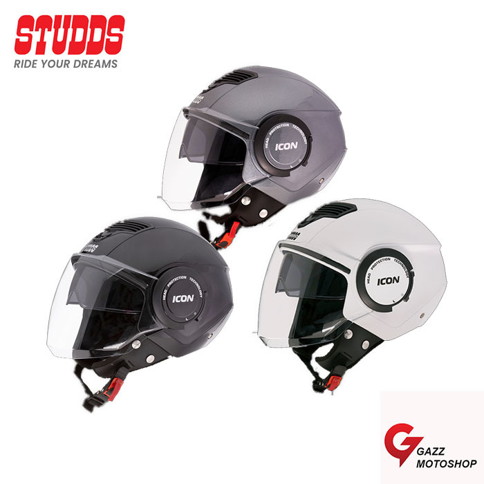Jual Studds Icon Halfface Helmet | Shopee Indonesia