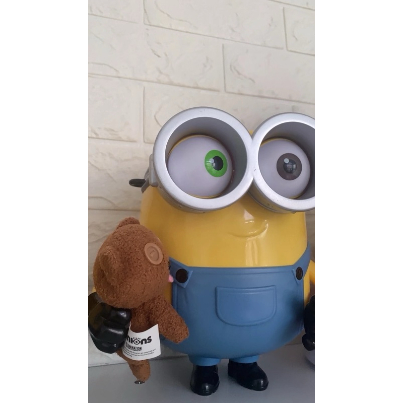 Jual Teddy minion Bucket Popcorn BOB Elektrik | Shopee Indonesia