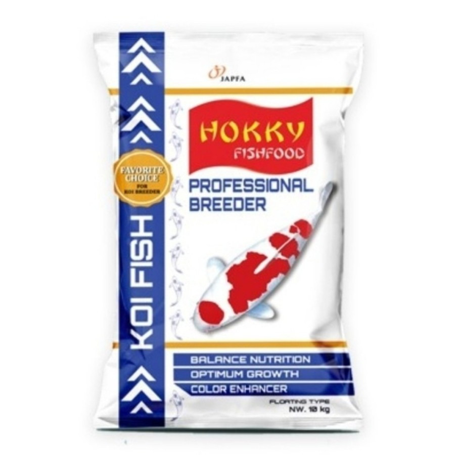 Jual Pakan Koi Hokky Professional Breeder Fish Food 5mm Floating Type ...