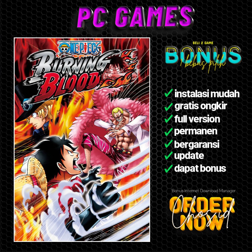 Jual One Piece Burning Blood | Game PC - Laptop | Shopee Indonesia