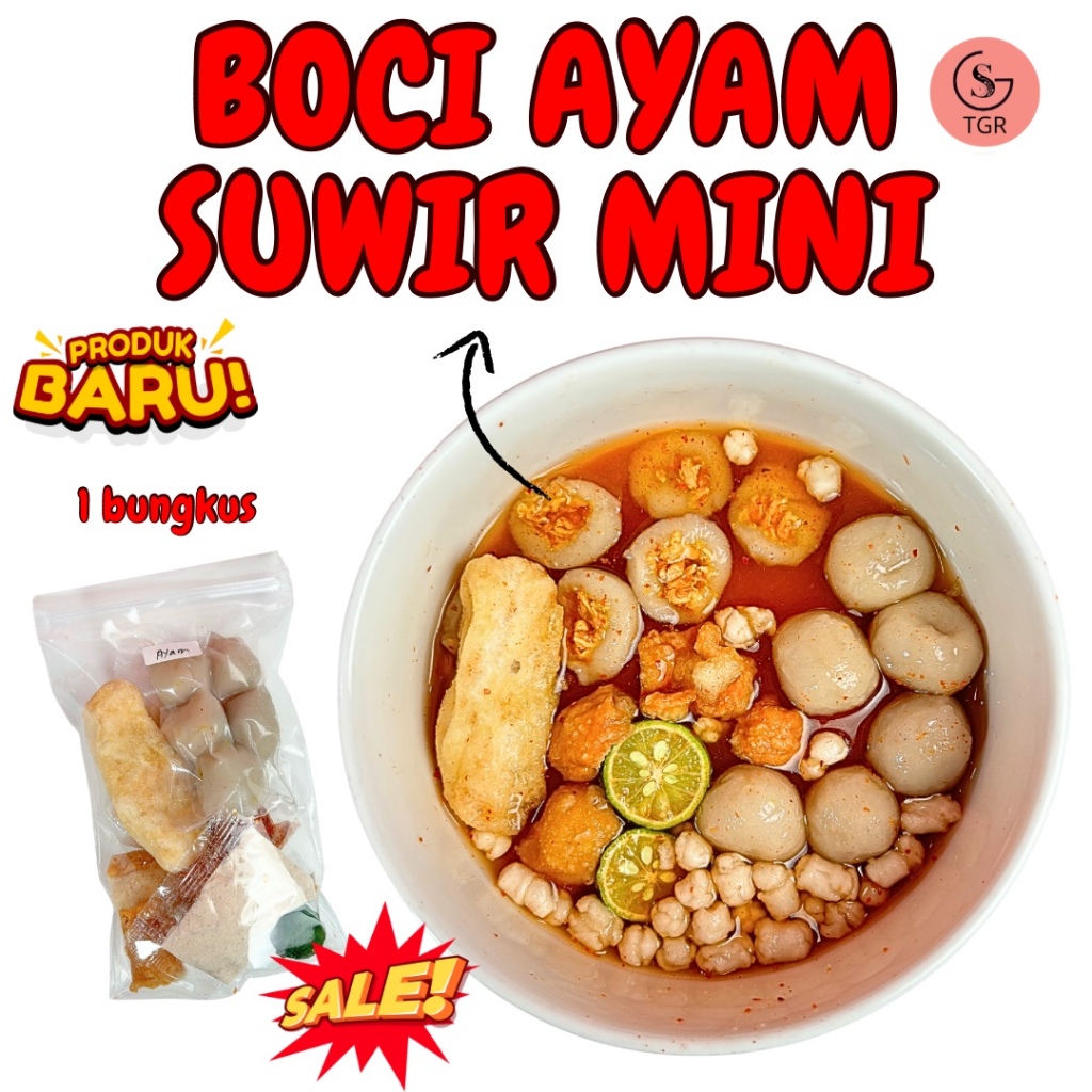 Jual 1 BUNGKUS BOCI AYAM SUWIR PEDAS - CILOK MINI | Shopee Indonesia