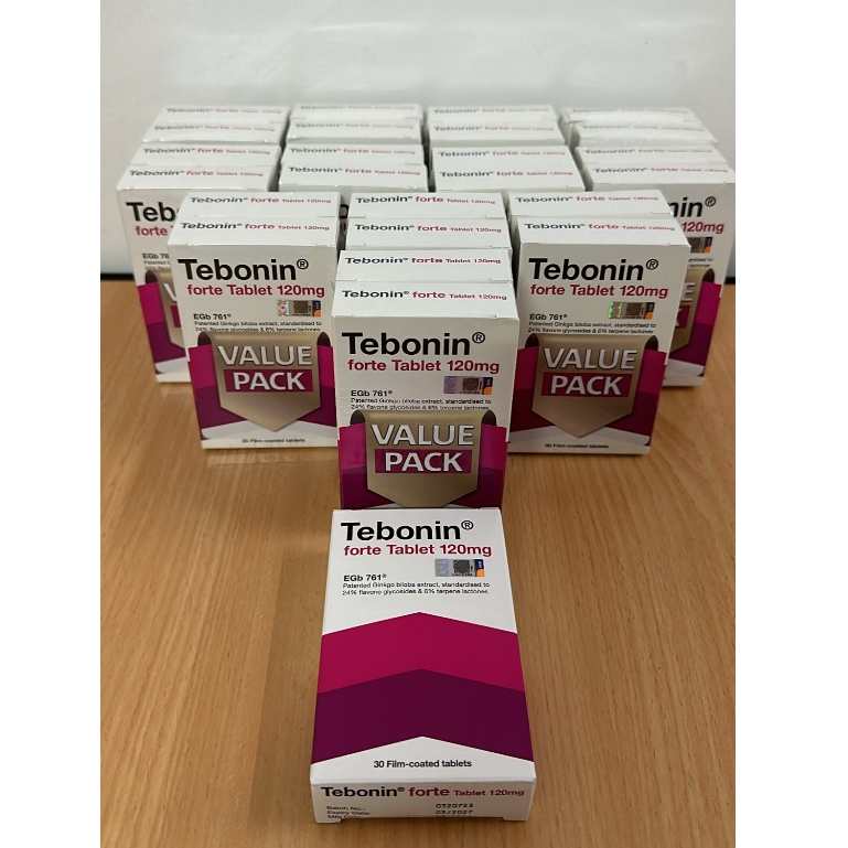 Jual Tebonin Forte 120mg Ginkgo Biloba 30 Tabs | Shopee Indonesia