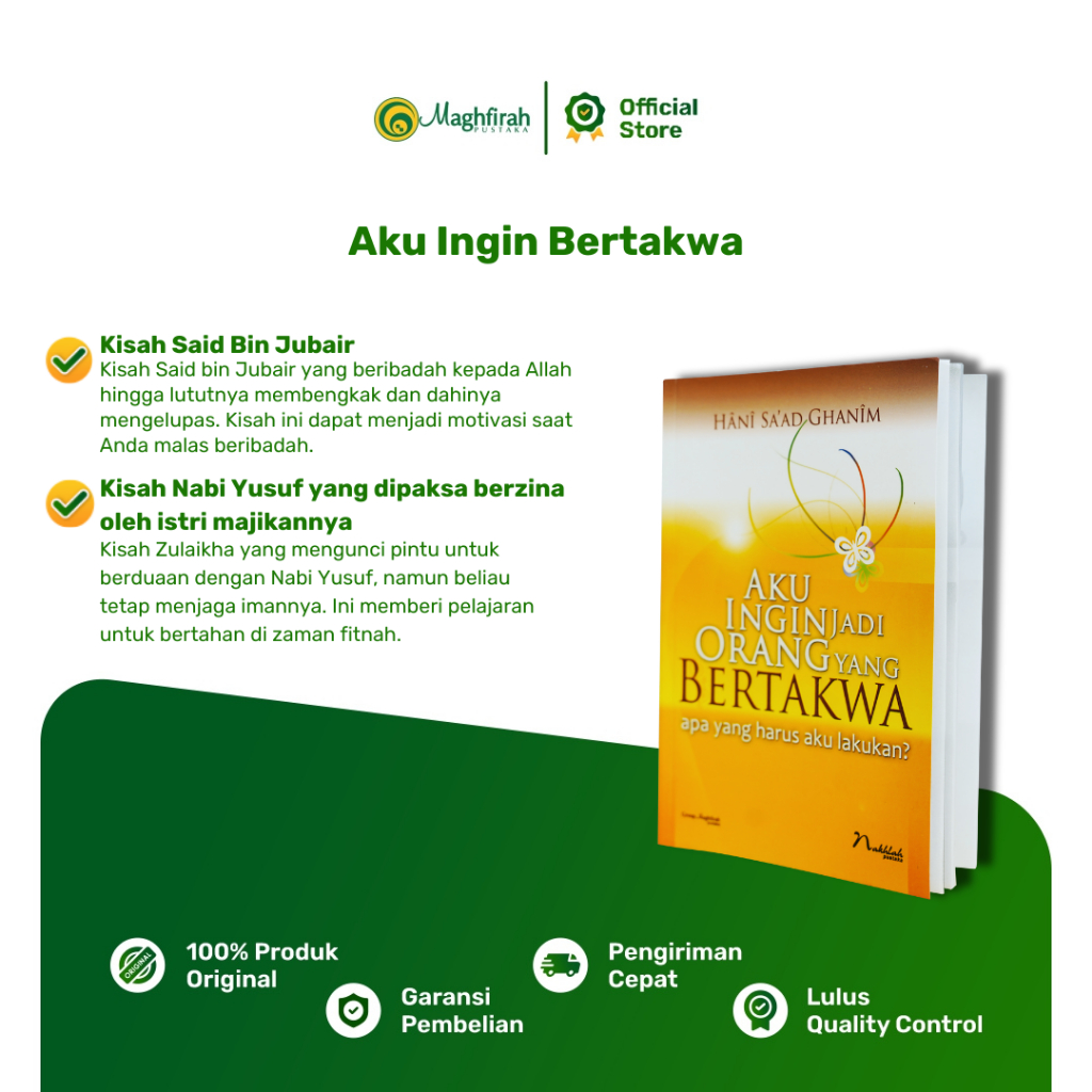 Jual Maghfirah Pustaka Aku Ingin Jadi Orang Yang Bertakwa Buku Motivasi ...
