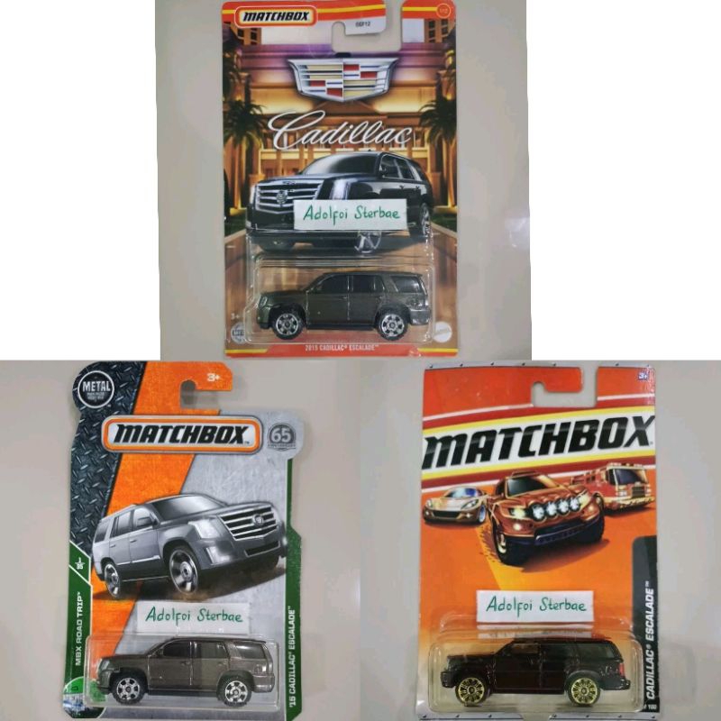 Jual matchbox 2015 '15 cadillac escalade mbx road trip 65 anniversary ...