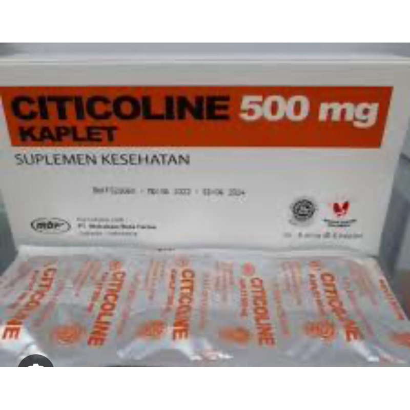 Jual CITICOLINE 500 MG HARGA PER STRIP ISI 6 KAPLET | Shopee Indonesia