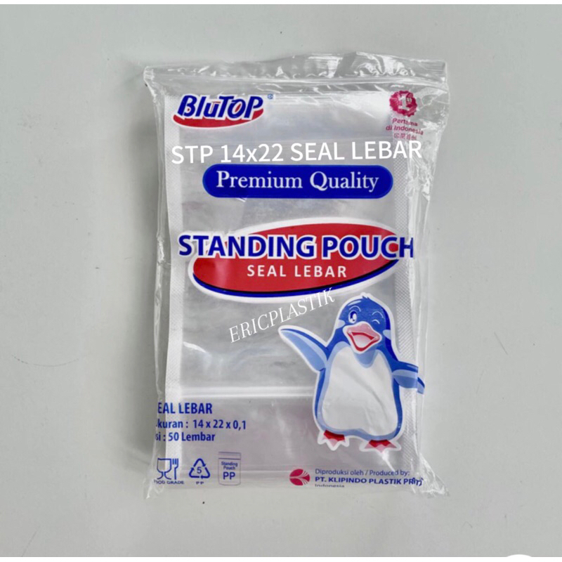 Jual STANDING POUCH 14x22 STP DOUBLE SEAL/SEAL BIASA / KEMASAN PLASTIK ...
