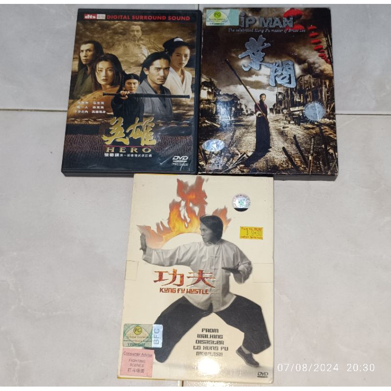 Jual dvd original HERO / IP MAN / KUNG FU HUSTLE | Shopee Indonesia