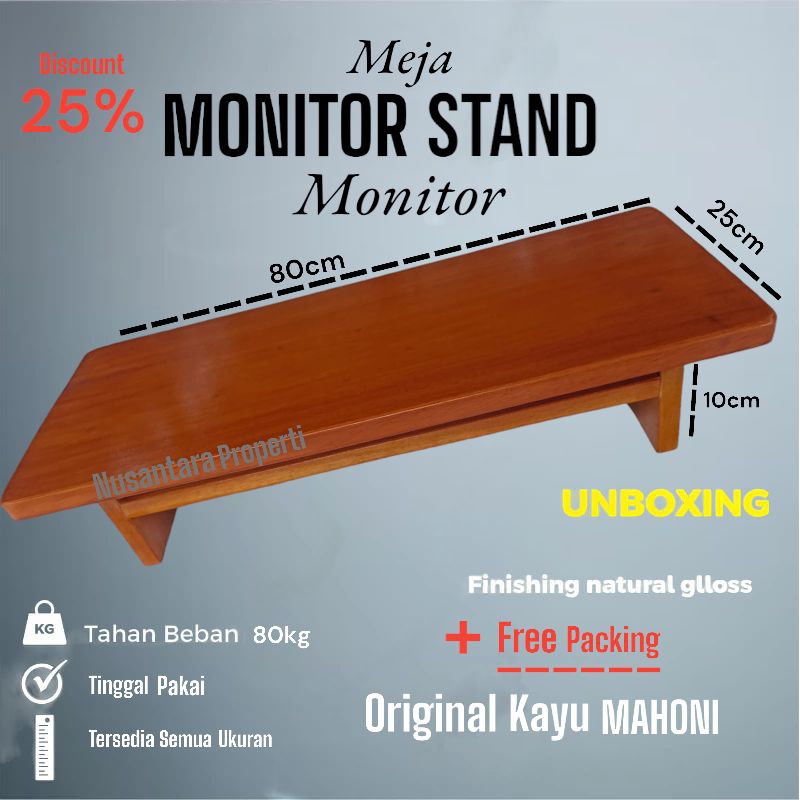Jual Monitor stand dudukan komputer / meja laptop meja monitor extra ...
