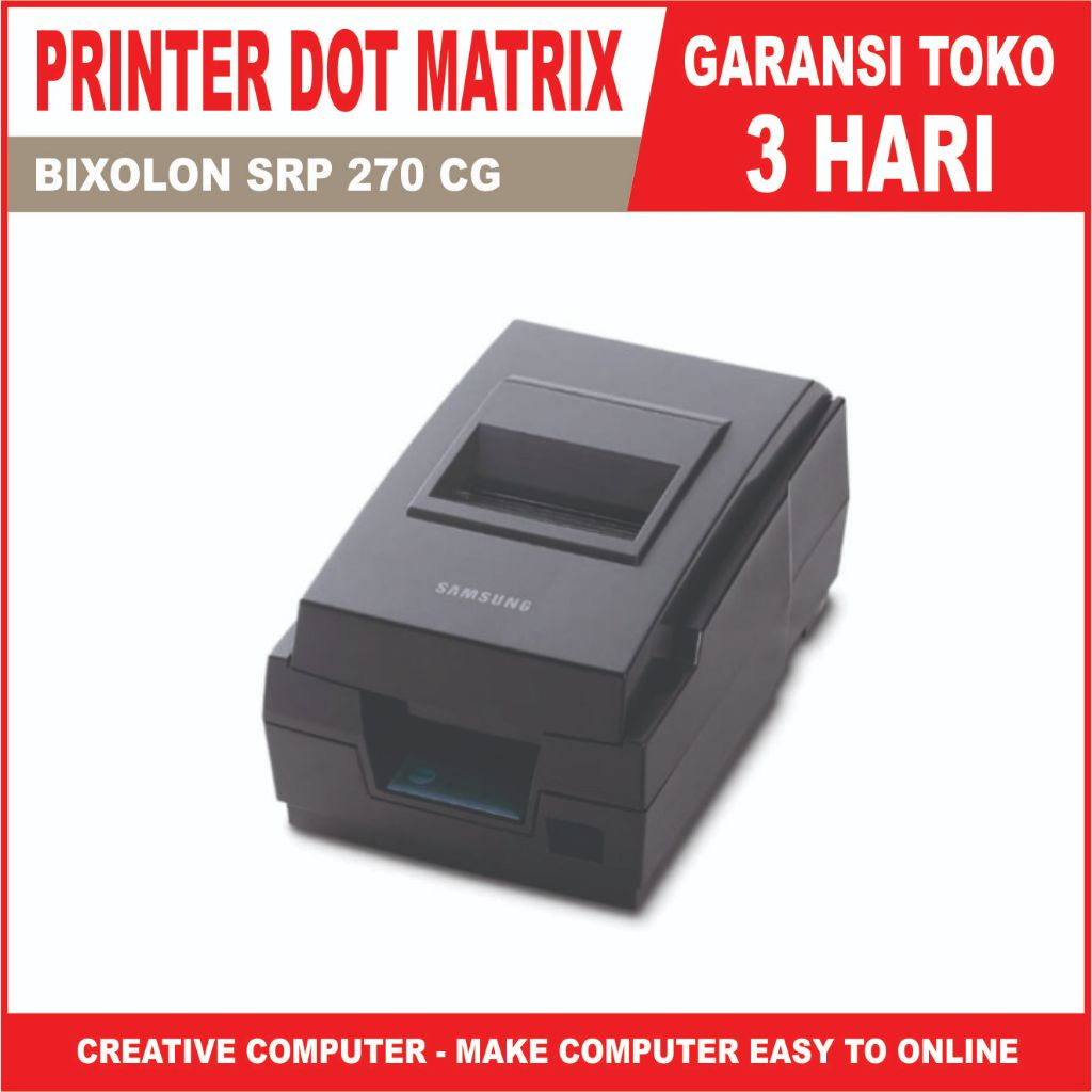 Jual BIXOLON SRP 270 CG POS PRINTER DOT MATRIK | Shopee Indonesia