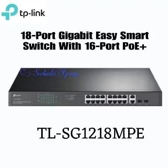 Jual TP-LINK TL-SG1218MP 18-Port Gigabit Rackmount PoE Switch With ...