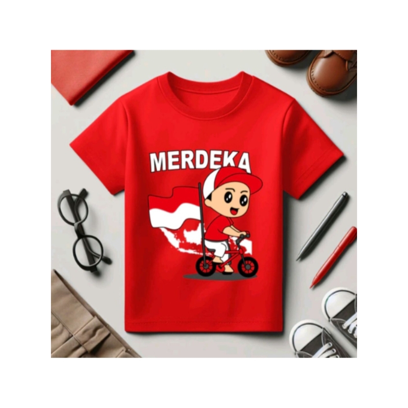 Jual Baju Kaos Anak Distro Kemerdekaan Dirgahayu 17 Agustus 1945 Indonesia HUT RI Ke 79 USIA 9 ...