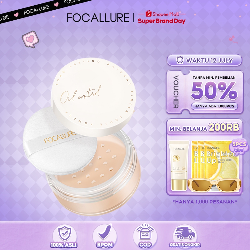 Jual Focallure #PerfectBase Oil-Control Loose Powder Tahan Lama Setting ...