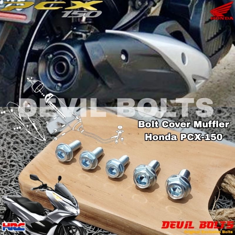 Jual Baut Cover Knalpot Honda PCX 150 (Mode Dua Kunci) | Shopee Indonesia