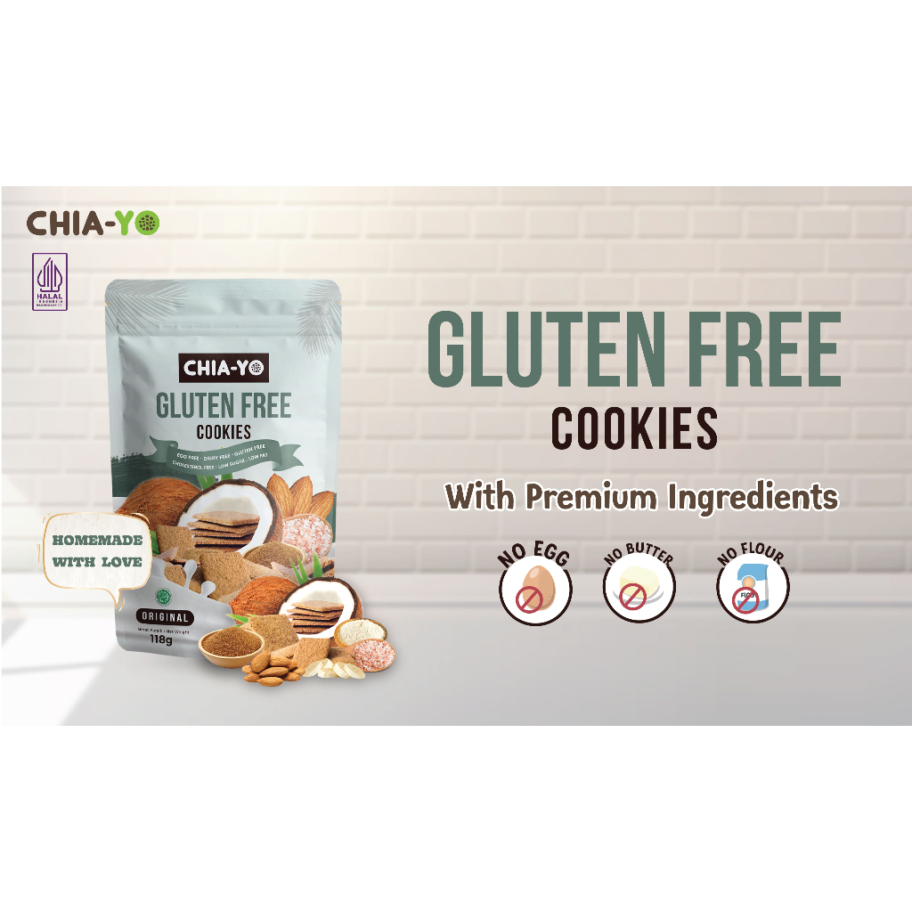 Jual Chiayo Gluten Free Healthy Cookies | Shopee Indonesia