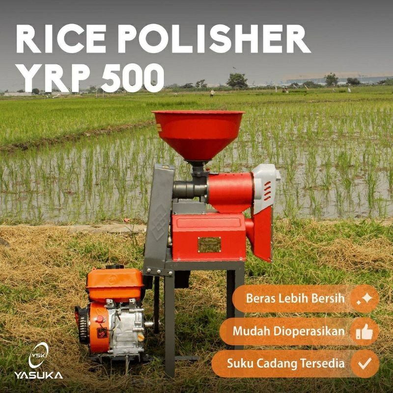 Jual Mesin Giling Padi / Selep Padi Yasuka YRP 500 Plus Mesin Penggerak ...