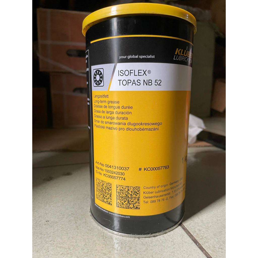 Jual KLUBER ISOFLEX TOPAS NB-52 / NBU 15 / ME 31-52 / STABURAGS NBU 12 ...